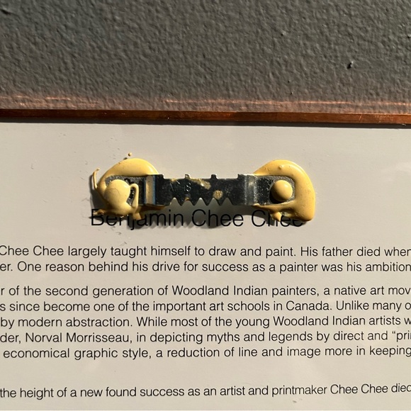 Benjamin Chee Chee | Art | Vintage Benjamin Chee Chee Learning Print In ...